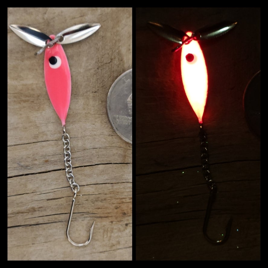 CLF GLOW Pink Chained Little Flipper | Trio Tackle
